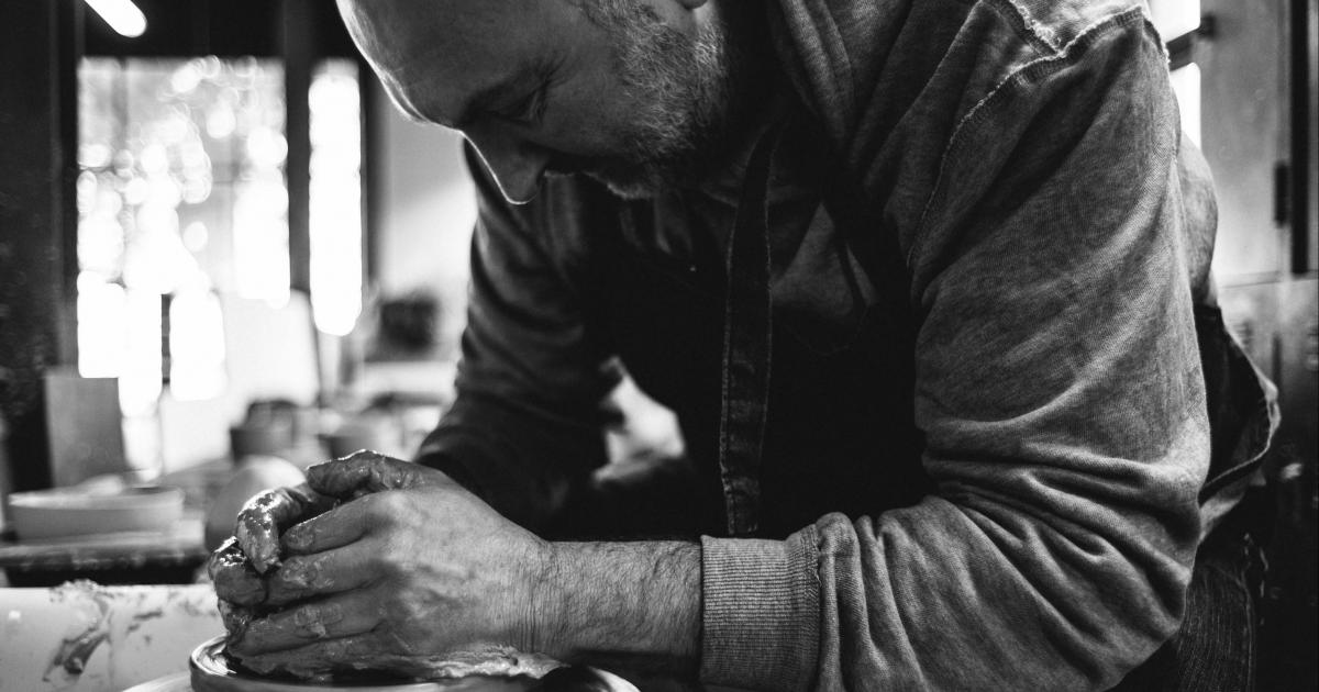 Anthony Shapiro uses the art of pottery to quieten his mind in a ...