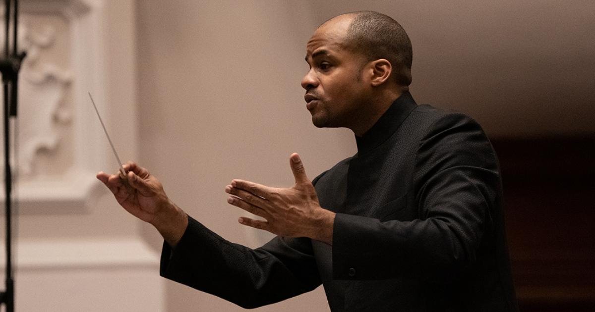 This classical conductor is getting the world in tune with equality ...