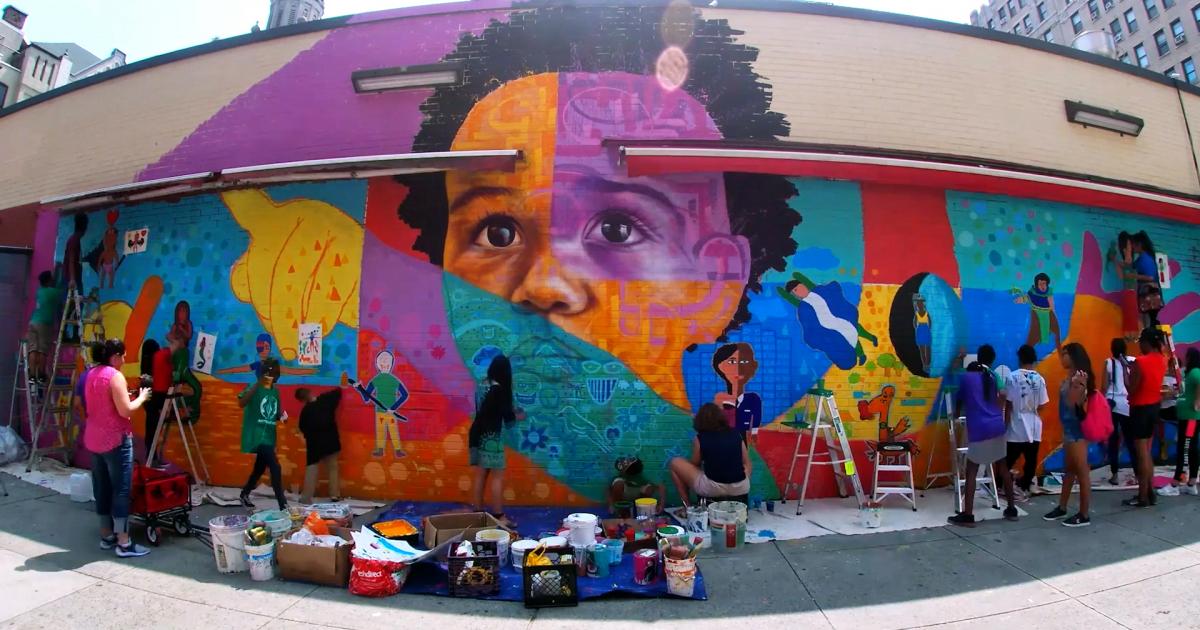 Refugees revitalise communities with murals that repaint their ...