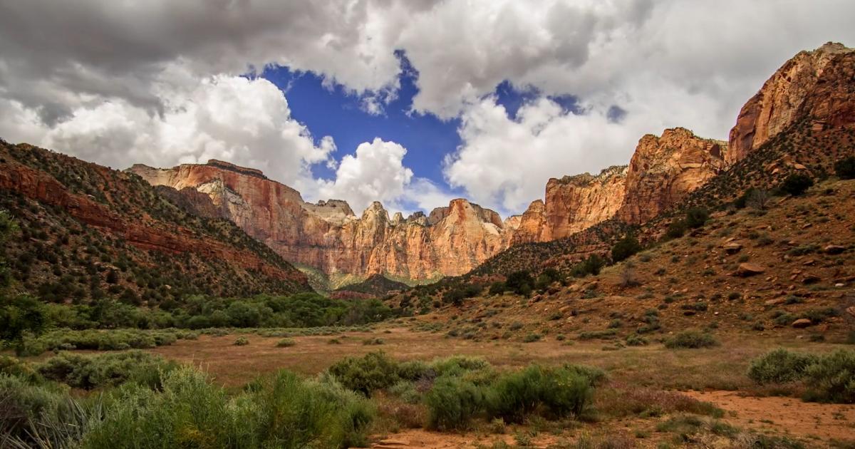 How a single stream shaped the geological wonders of Zion National Park ...